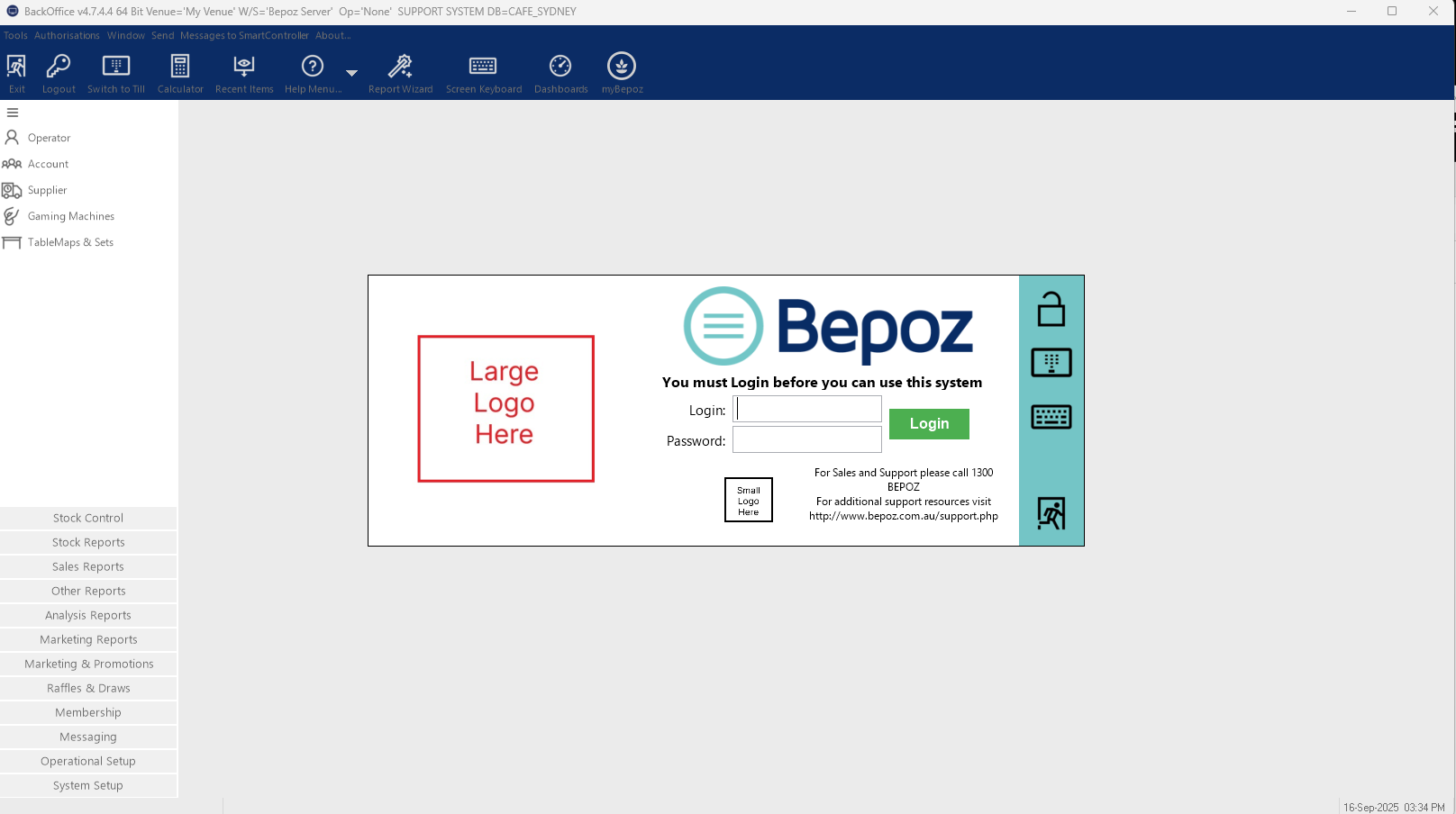 📄How to Open and Logon to Backoffice